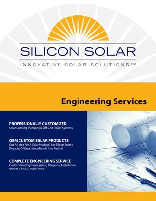 Silicon Solar Brochure - Solar Engineering Services | PDF