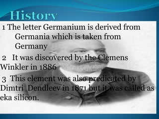 Silicon and germanium | PPTX