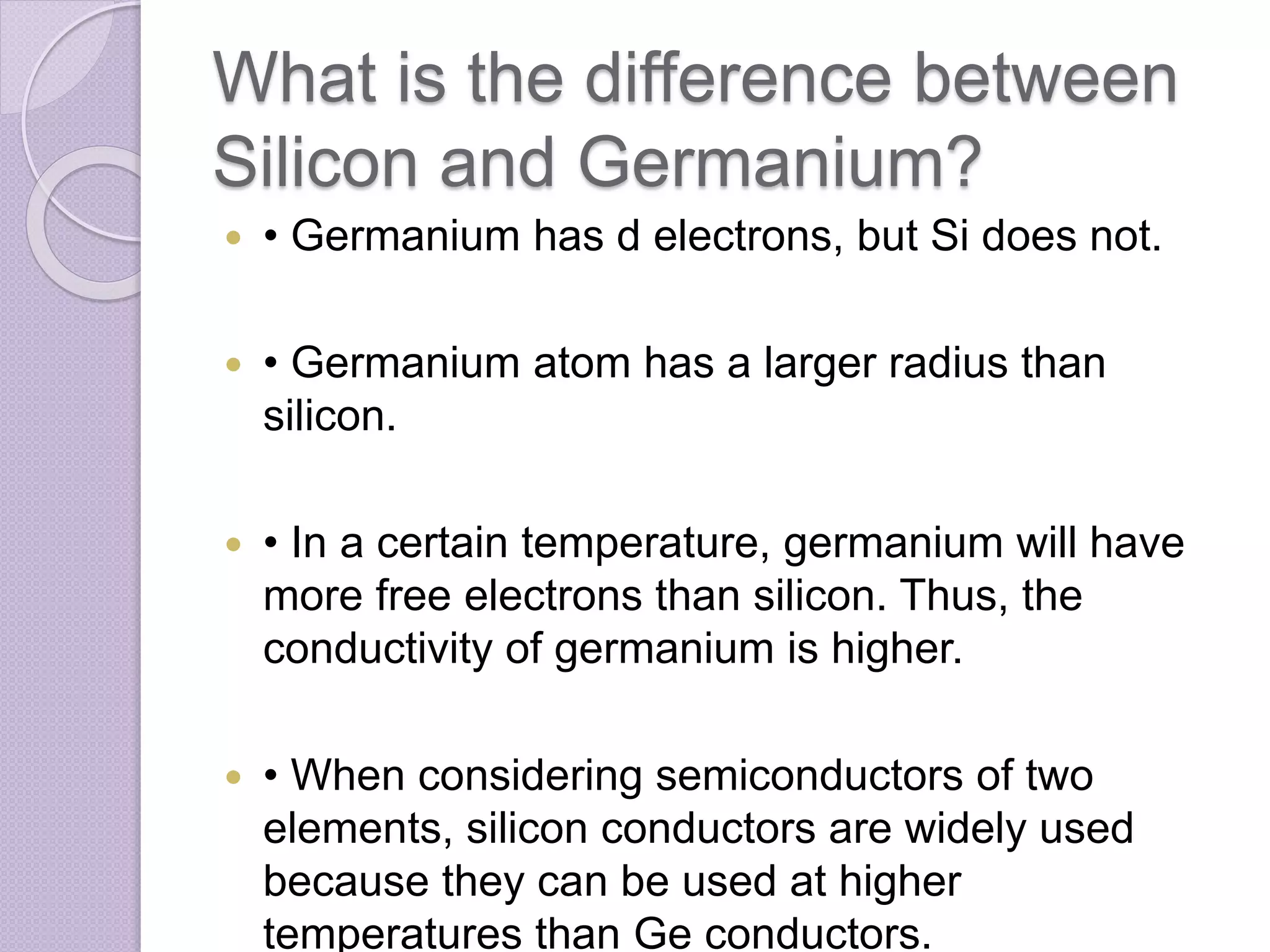 Silicon and germanium copy | PPTX