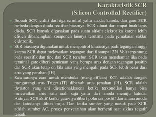 Silicon controlled rectifier | PPTX