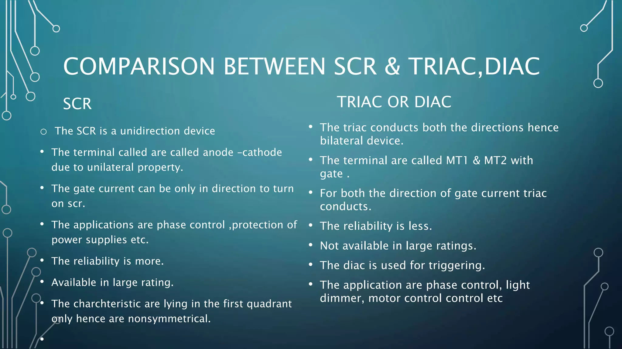 Silicon controlled rectifier | PPTX