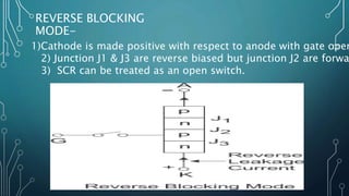 Silicon controlled rectifier | PPTX