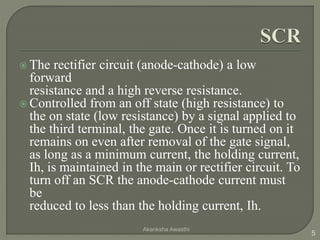 Silicon controlled rectifier (scr) | PPT