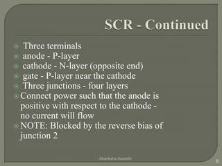 Silicon controlled rectifier (scr) | PPT