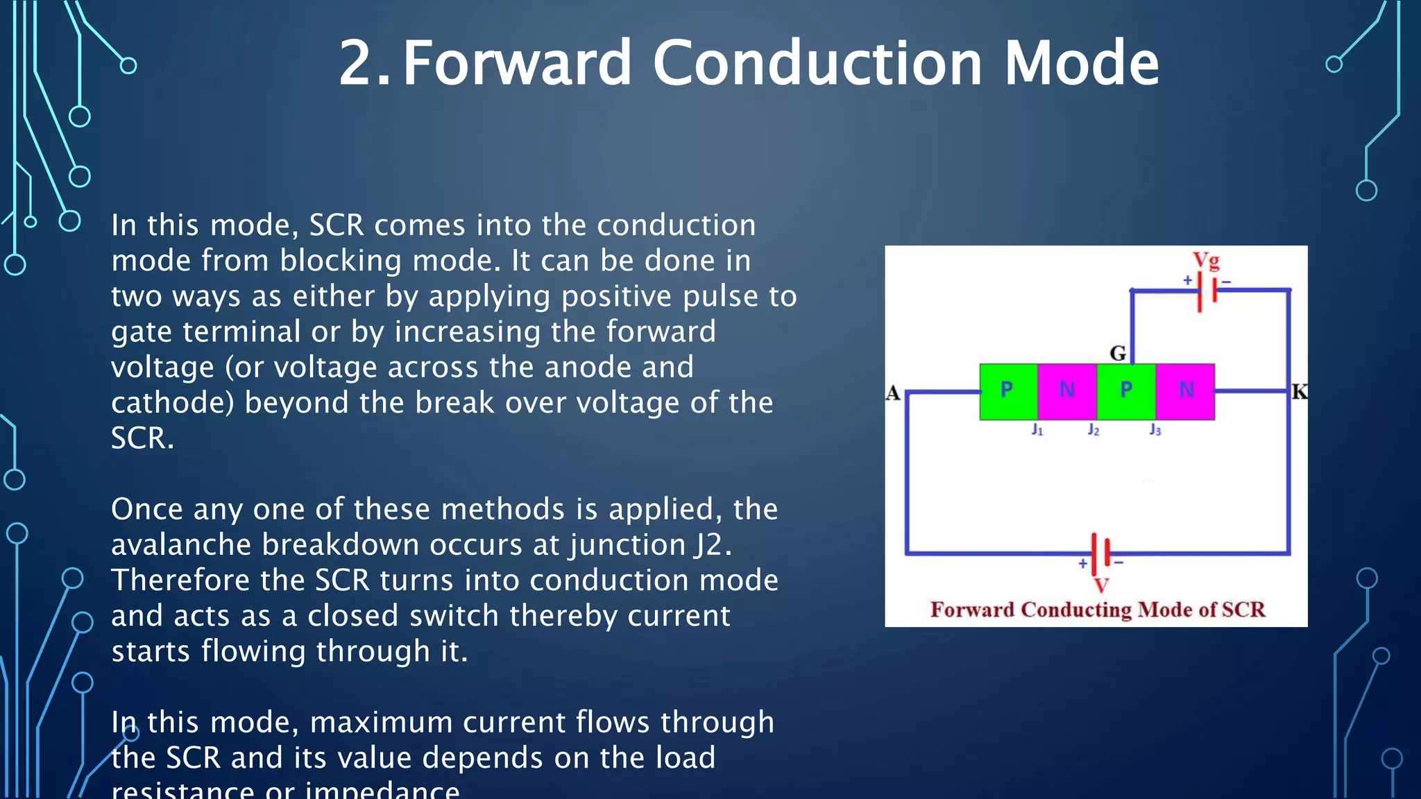 Silicon controlled rectifier ( SCR ) | PPTX