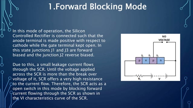 Silicon controlled rectifier ( SCR ) | PPTX | Operating Systems | Computer Software and Applications