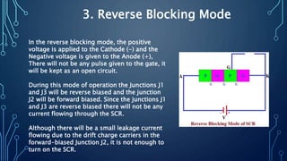Silicon controlled rectifier ( SCR ) | PPTX