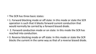 Silicon control rectifier (scr) | PPT