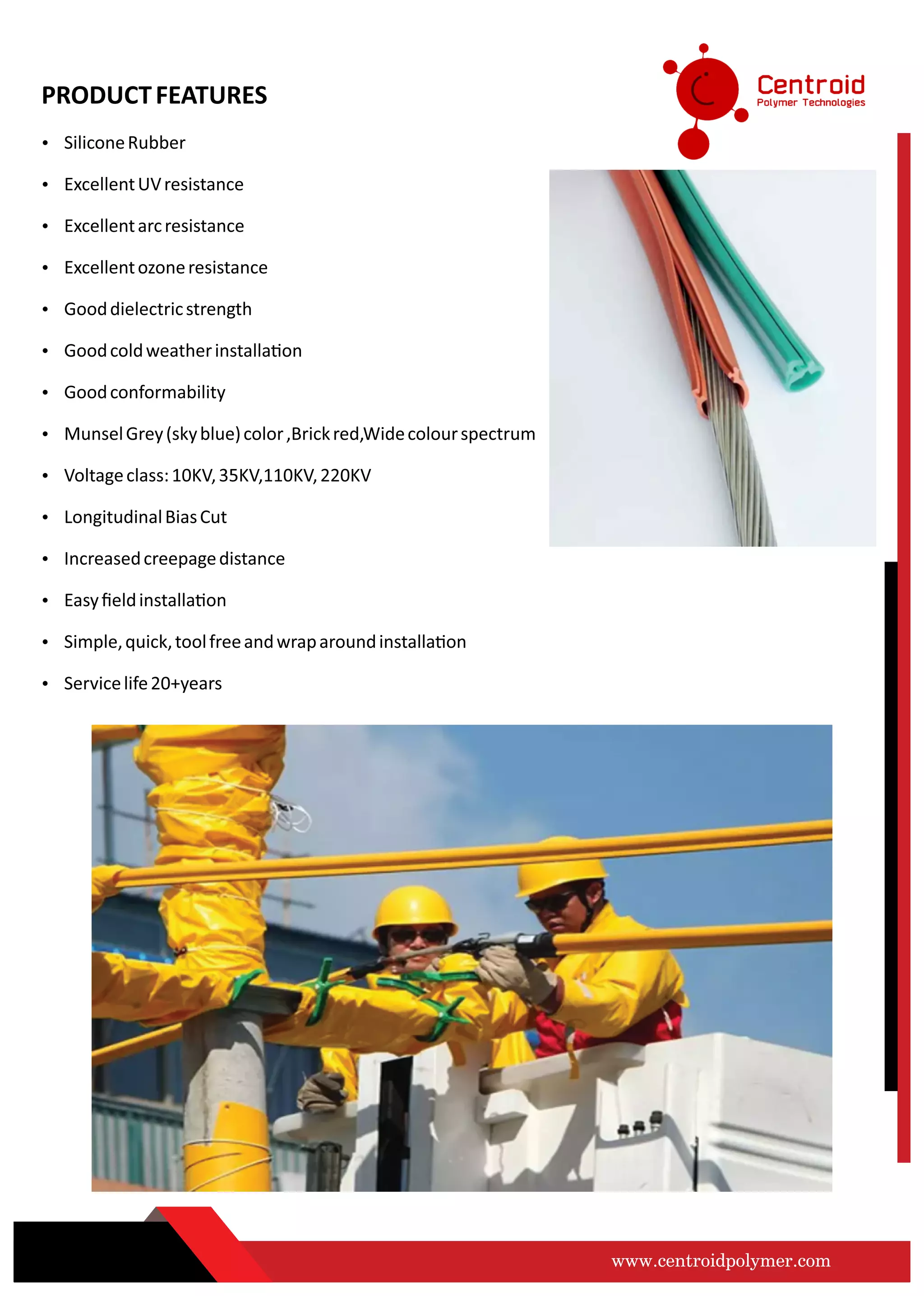 Silicone conductor cover overhead sleeve | PDF