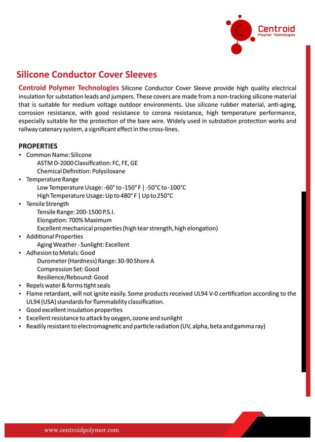 Silicone conductor cover overhead sleeve | PDF | Physics | Science