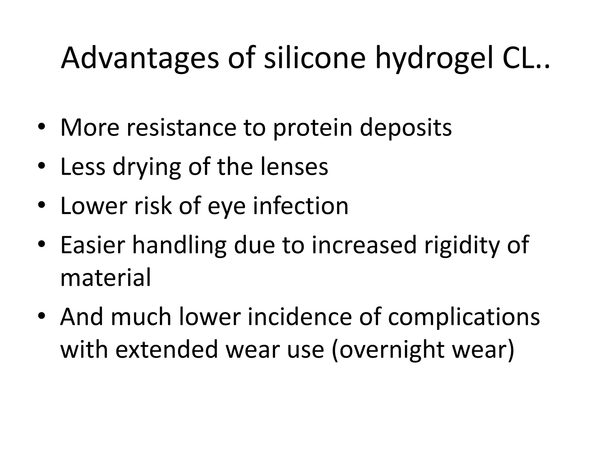 Silicone Hydrogel contact lens | PPTX