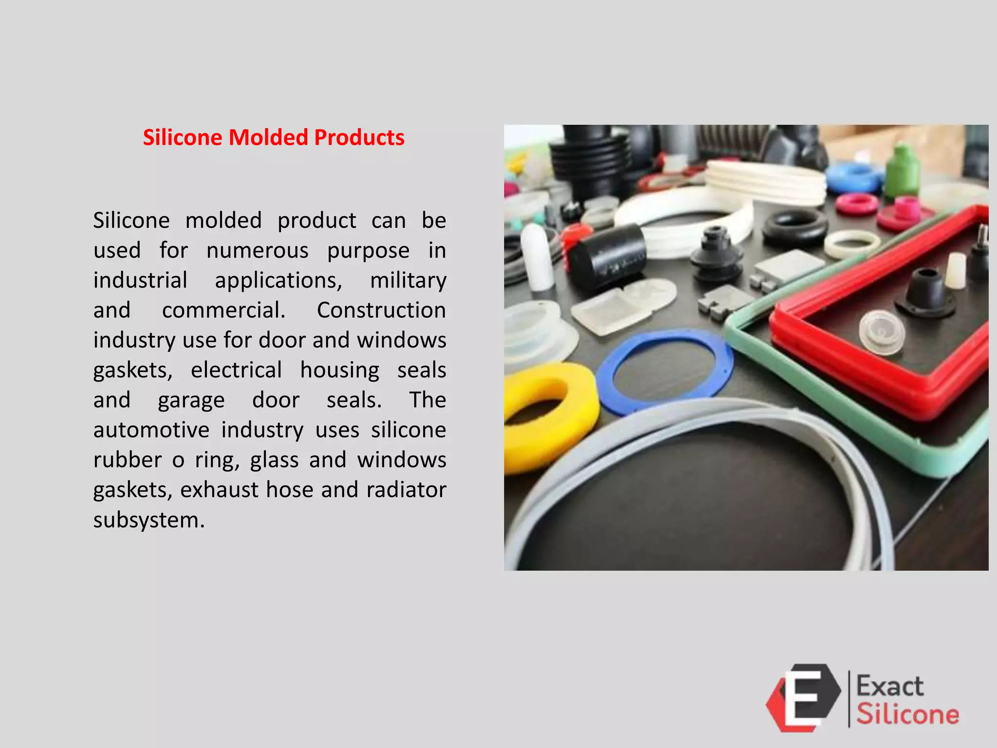 Silicone molded products | PPTX