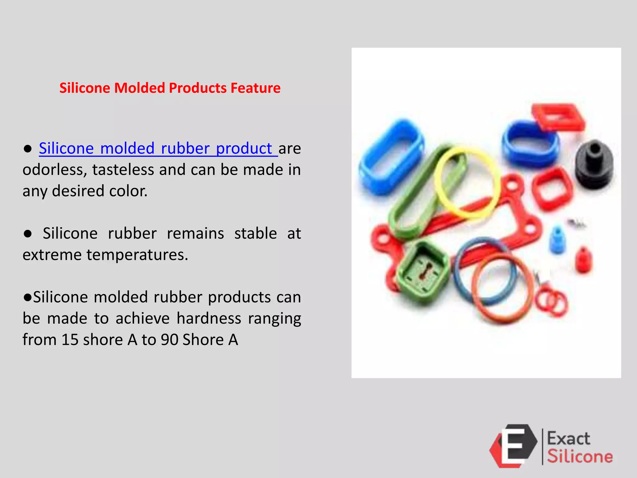 Silicone molded products | PPT