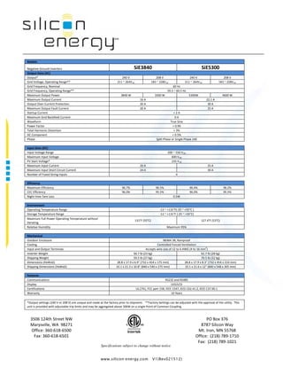 Silicon Energy Washington State Introduction Packet | PDF | Power and ...