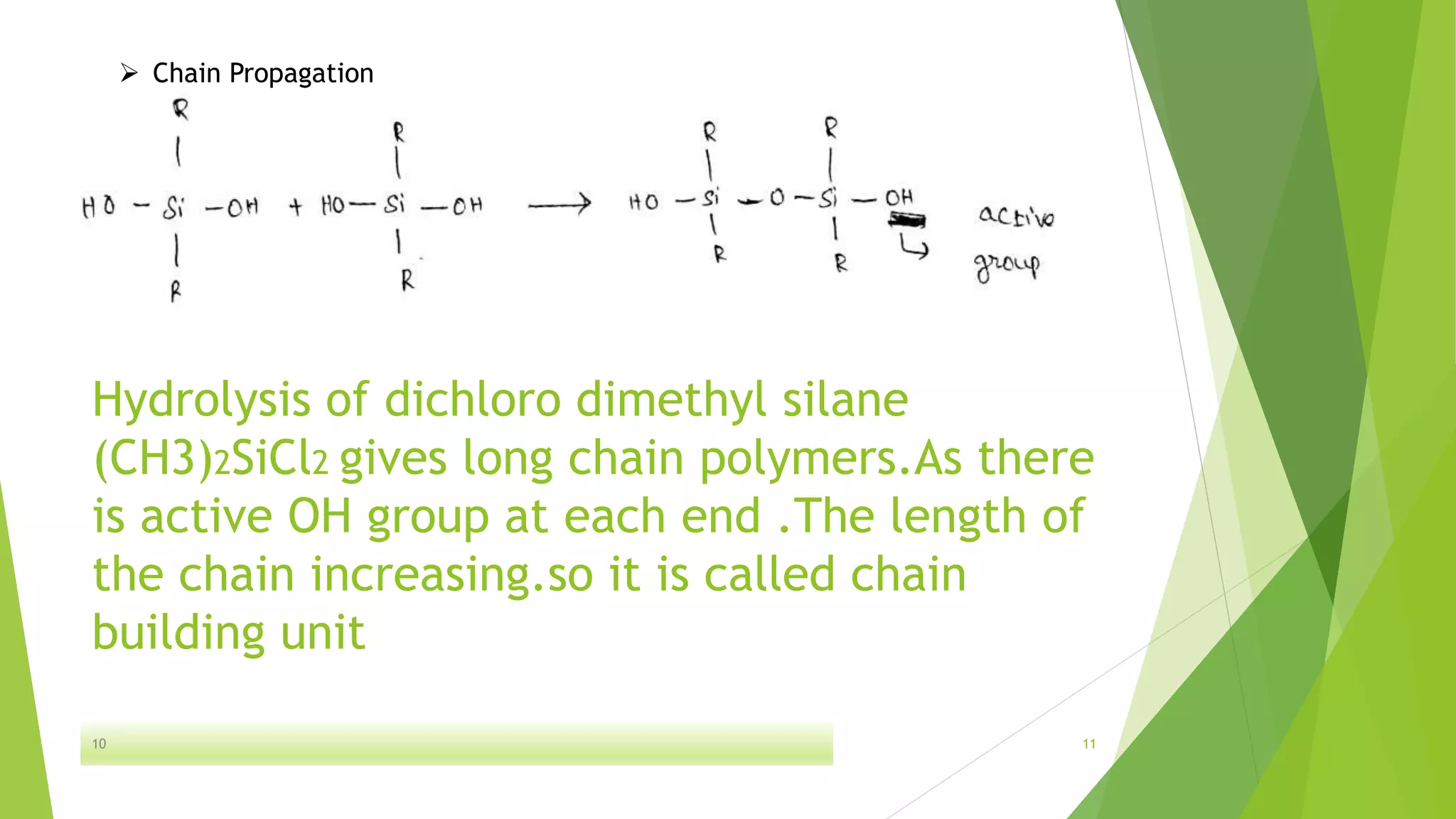 Silicone polymers structure, prepartion, properties, uses | PPTX
