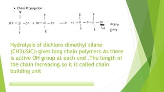 Silicone polymers structure, prepartion, properties, uses | PPTX
