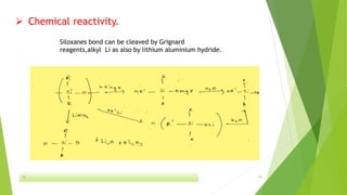 Silicone polymers structure, prepartion, properties, uses | PPTX