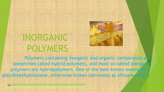 Silicone polymers structure, prepartion, properties, uses | PPTX