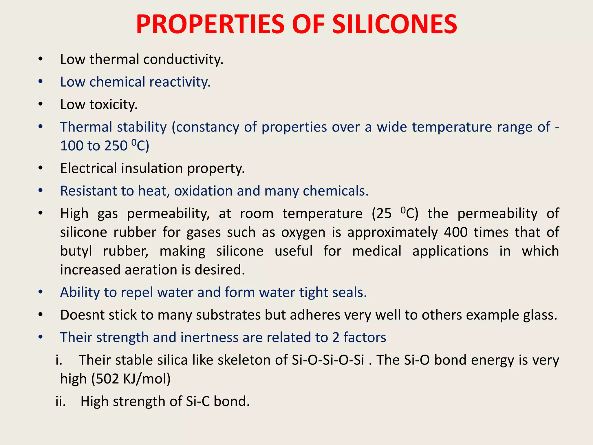 Silicones | PPTX