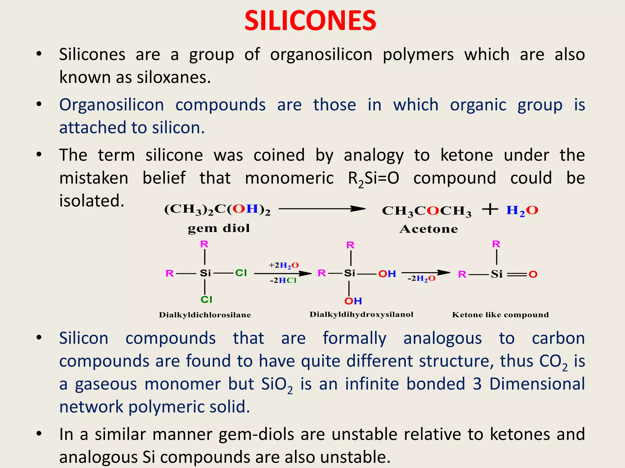 Silicones | PPTX