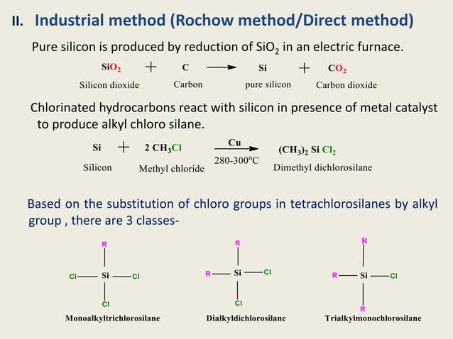 Silicones | PPTX | Chemistry | Science