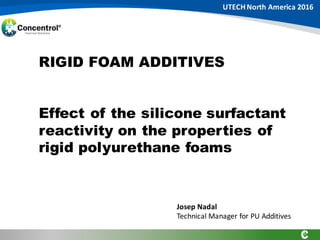 Silicone surfactants reactivity analysis - Concentrol | PDF | Chemistry | Science