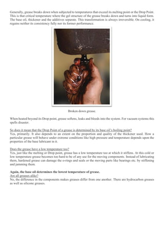 Silicone vacuum grease explained | PDF