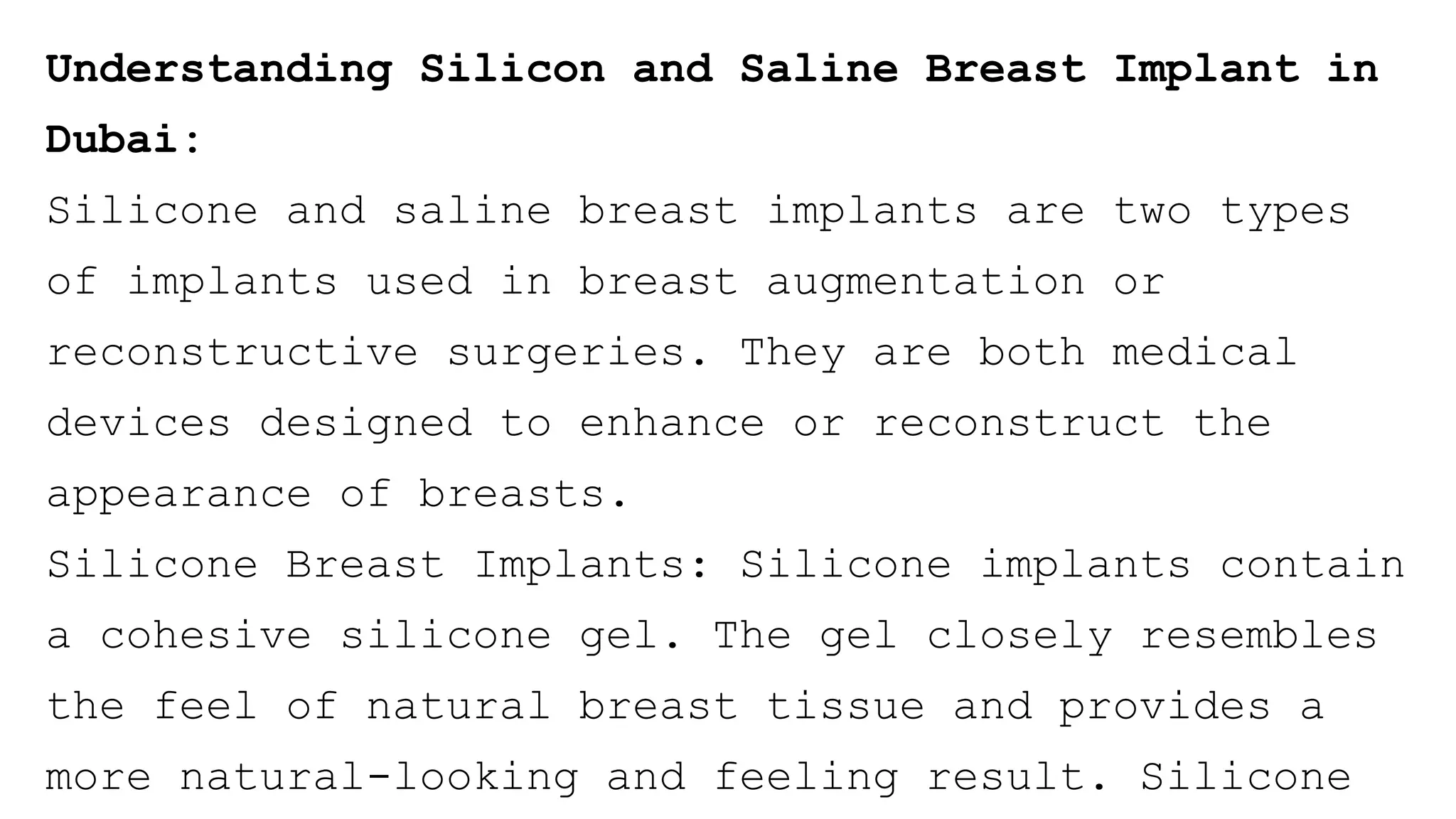 Silicone vs Saline Breast Implant.pptx