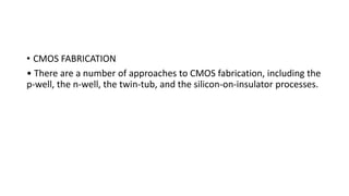 SILICON GATE PROCESSES.pptx