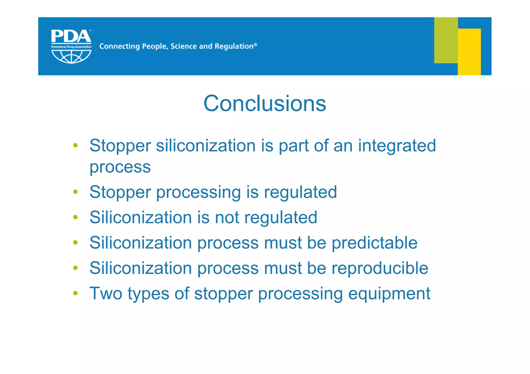 Stopper Siliconization | PDF