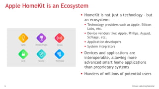 Developing Accessories for the Apple HomeKit Ecosystem | PPT