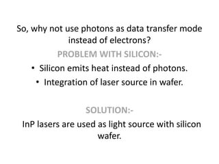 Silicon photonics | PPTX