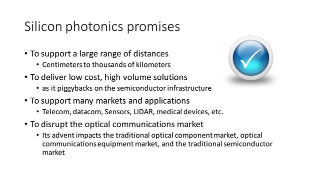 Silicon Photonics: Fueling the Next Information Revolution | PPT