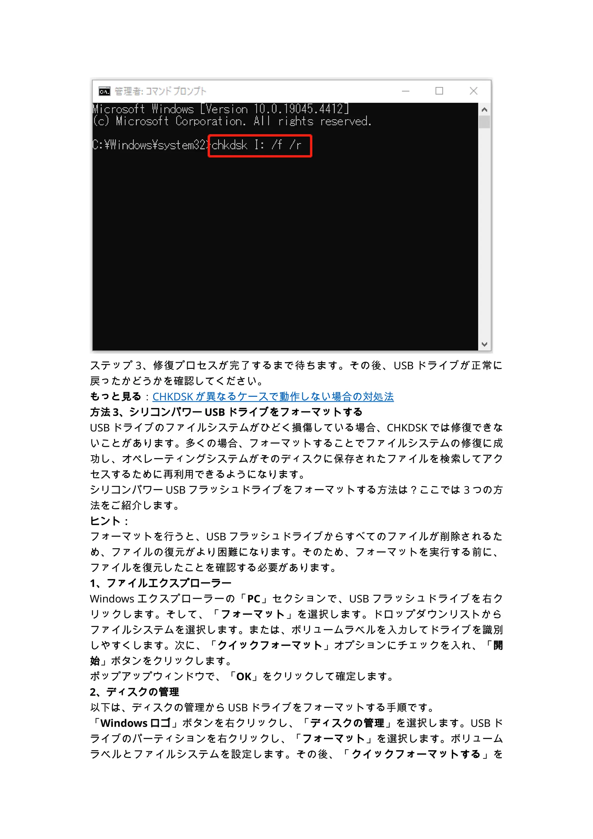 シリコンパワー（Silicon Power）USBフラッシュドライブからデータを復元する方法 | DOCX | Computer Peripherals | Computing