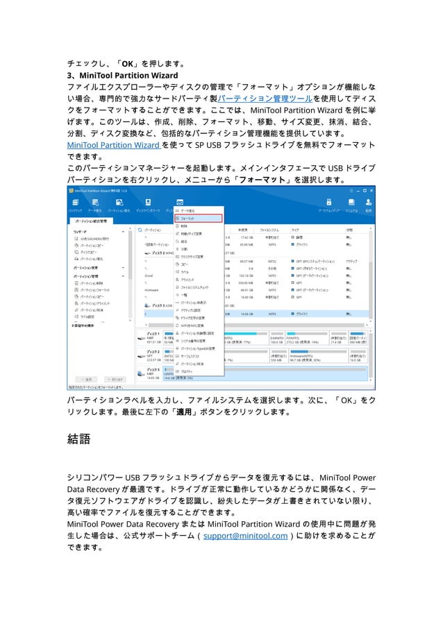 シリコンパワー（Silicon Power）USBフラッシュドライブからデータを復元する方法 | DOCX | Computer Peripherals | Computing