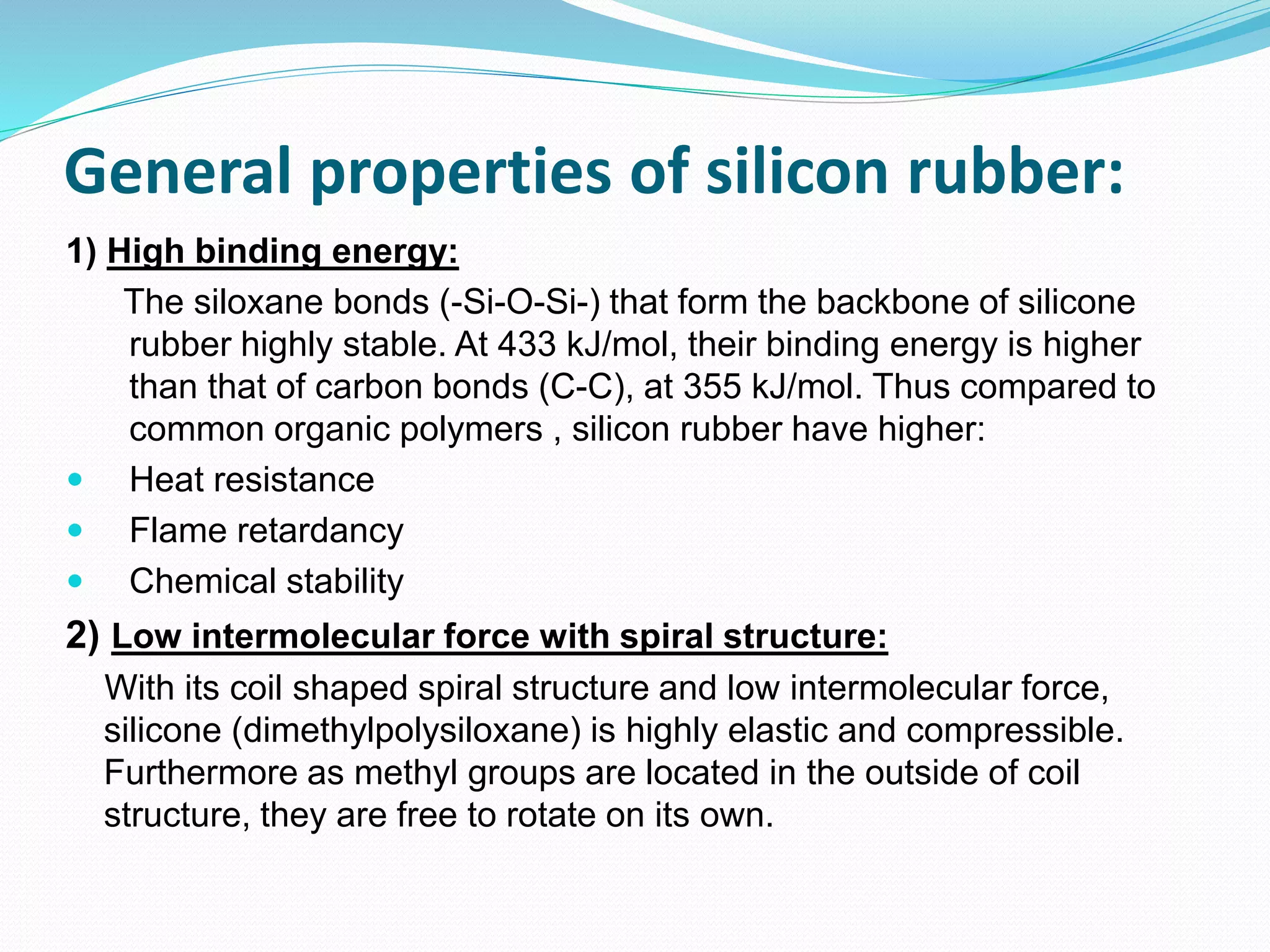 Silicon rubber | PPTX