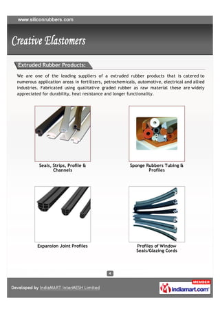 Creative Elastomers, Mumbai, Silicone Rubber Gasket | PDF