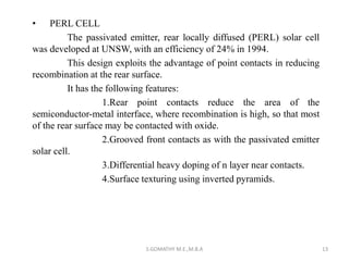 Silicon solar cell design | PDF