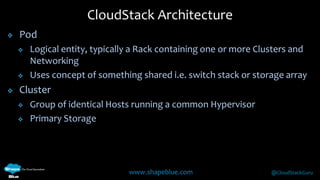 Silicon Valley CloudStack User Group - Introduction to Apache CloudStack | PPTX