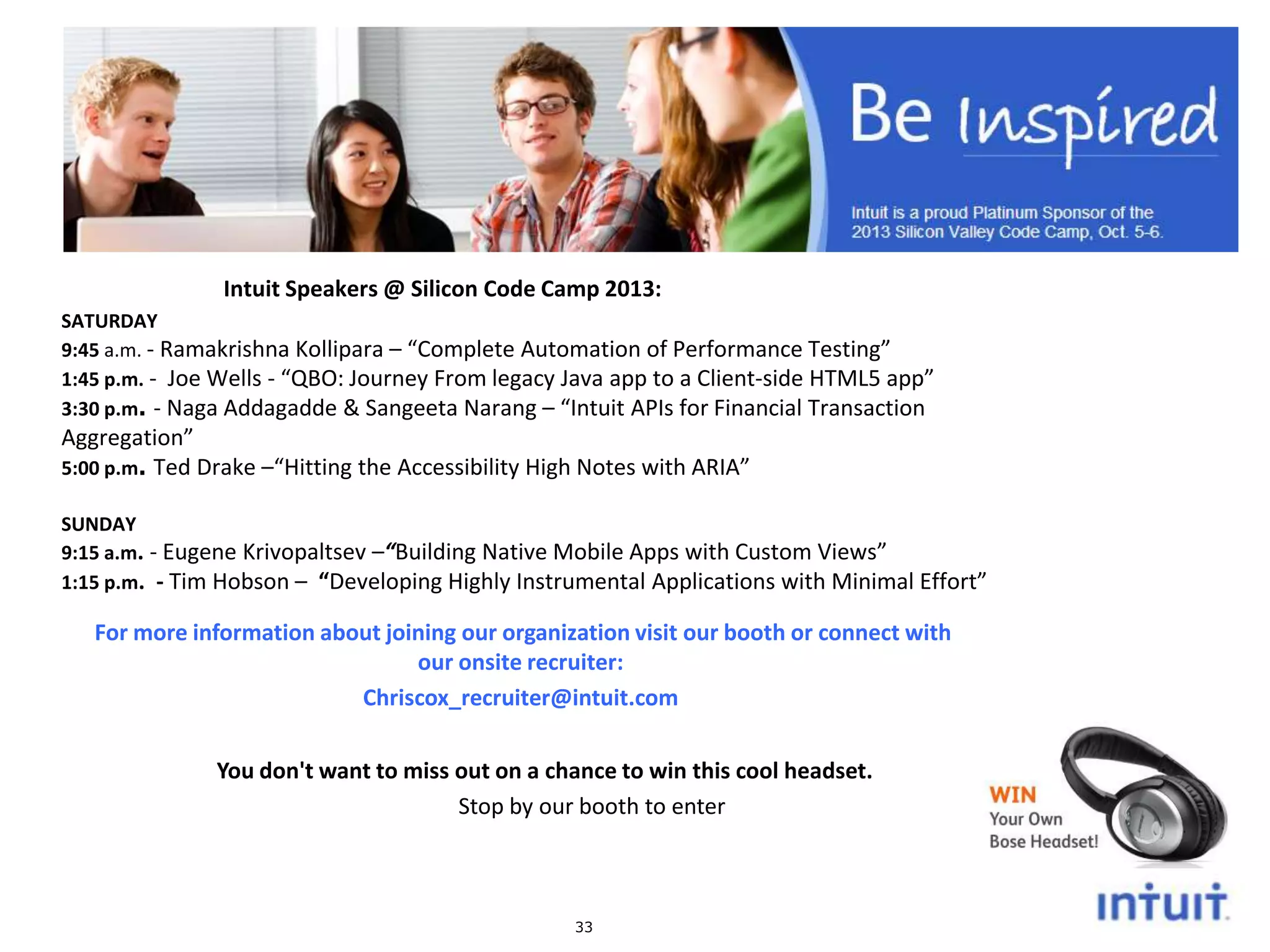 Intuit Mobile Custom Views | PPTX