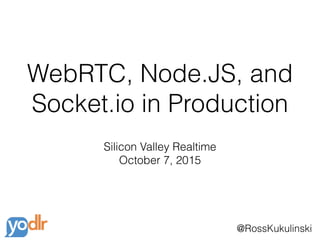 Yodlr Realtime Technology Stack | PDF