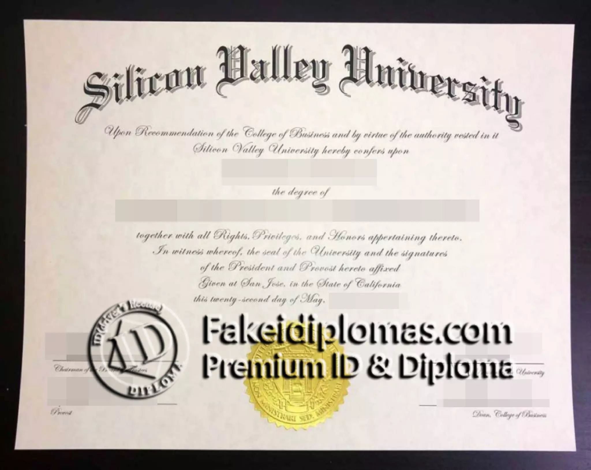 Silicon Valley University degree | PPT