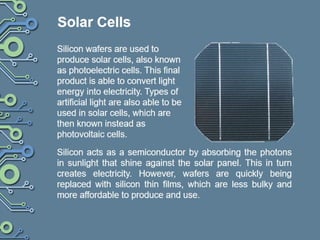 Silicon wafer uses | PPT