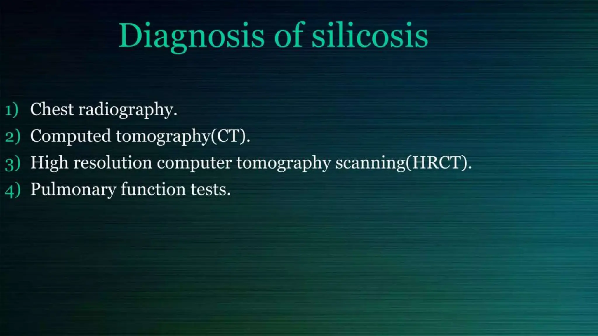 SILICOSIS.pptx [medical surgical Nursing] | PPTX