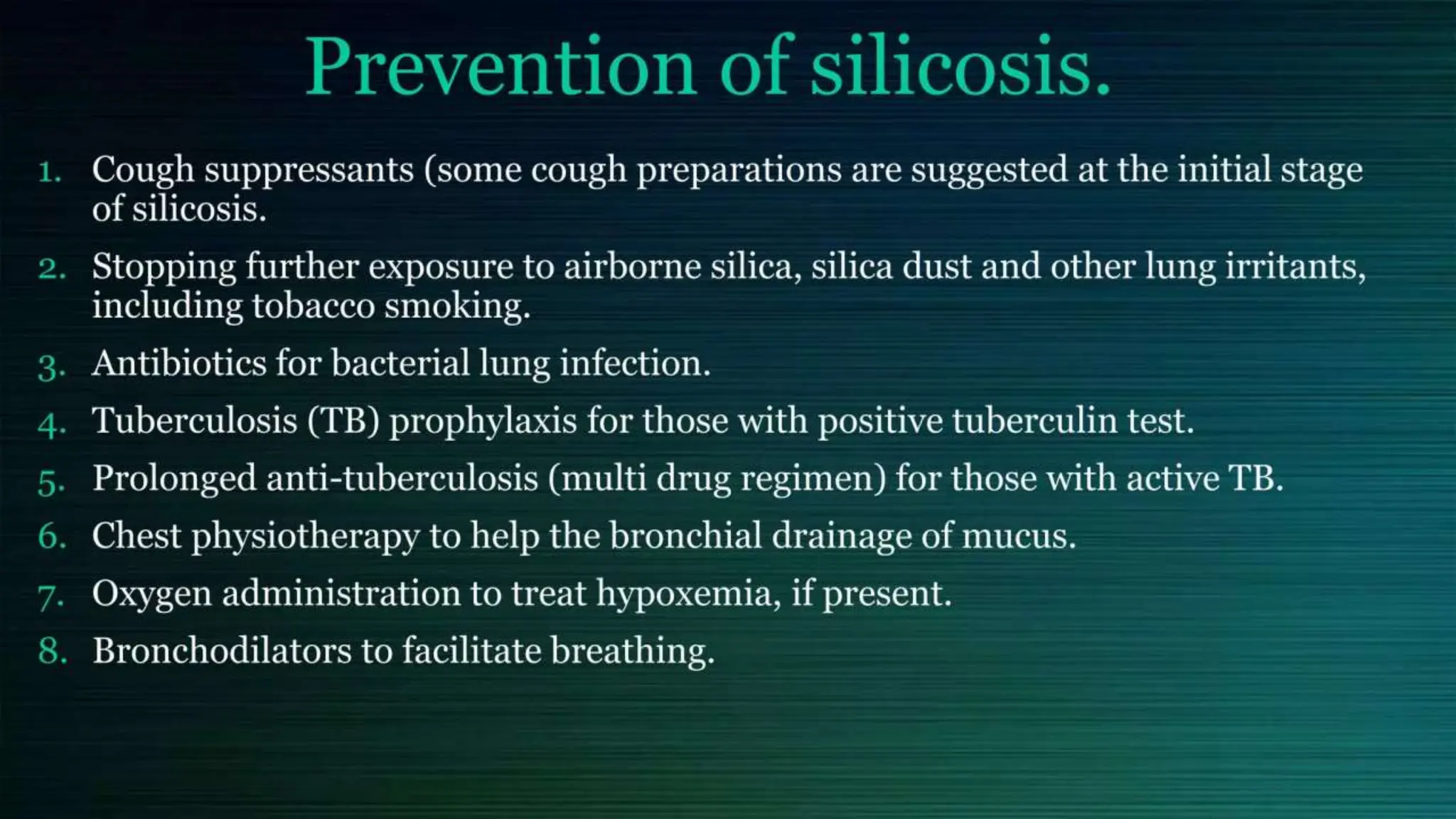SILICOSIS.pptx [medical surgical Nursing] | PPTX