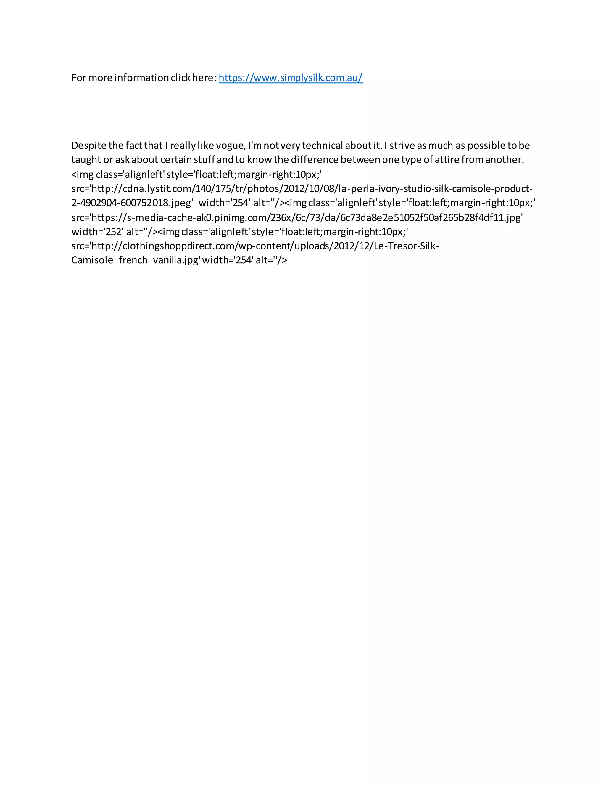 Silk clothes 3 | DOCX