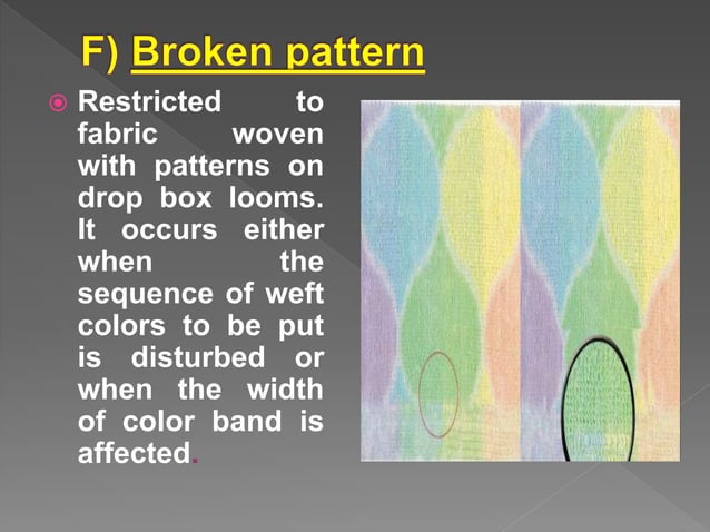 Silk fabric defects | PPTX
