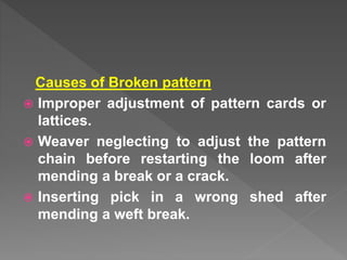 Silk fabric defects | PPTX