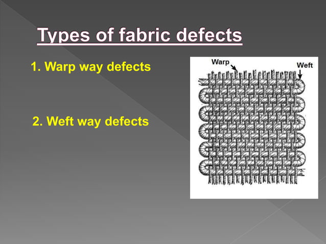 Silk fabric defects | PPTX
