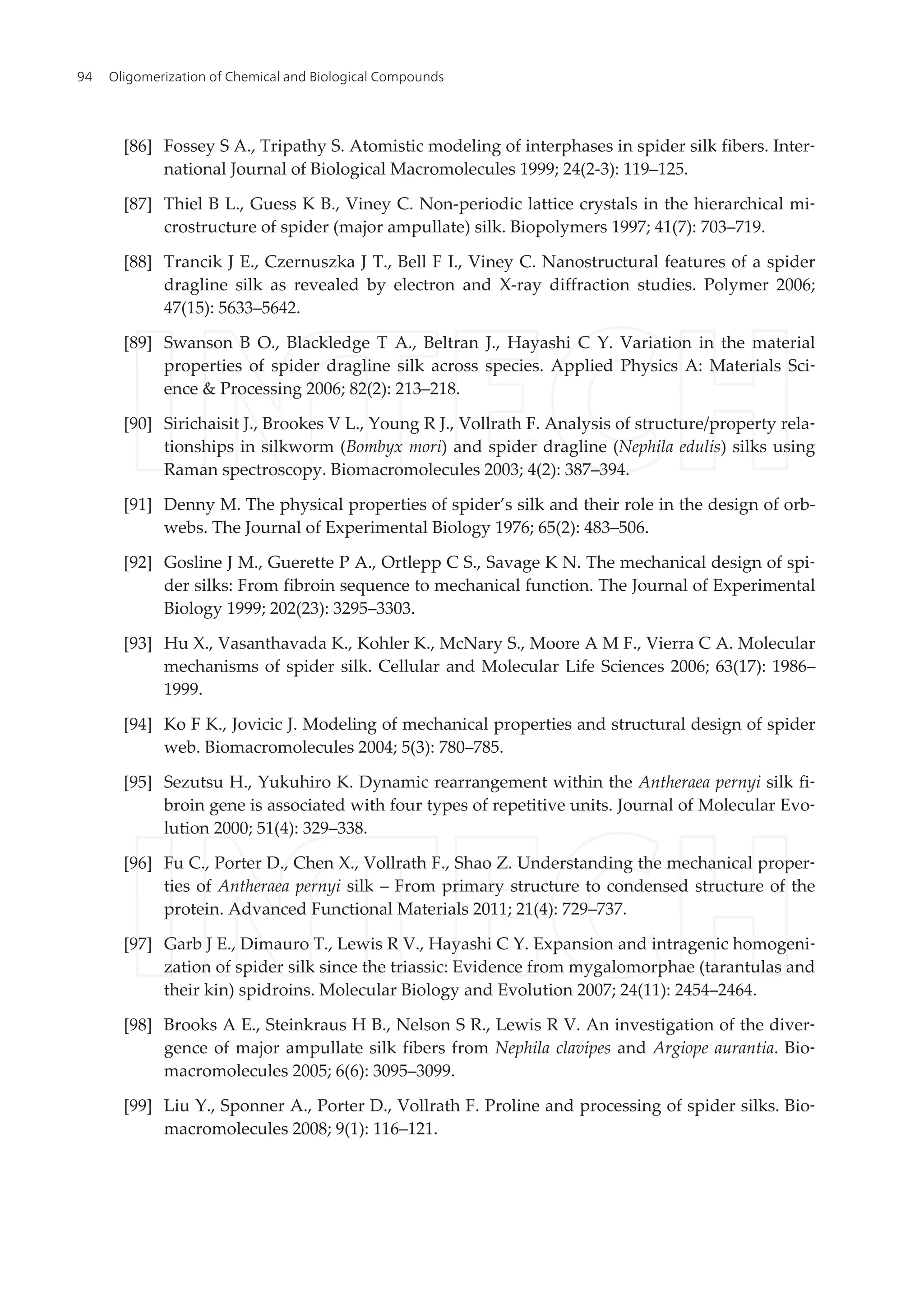 Silk fiber — molecular formation mechanism, structure property ...
